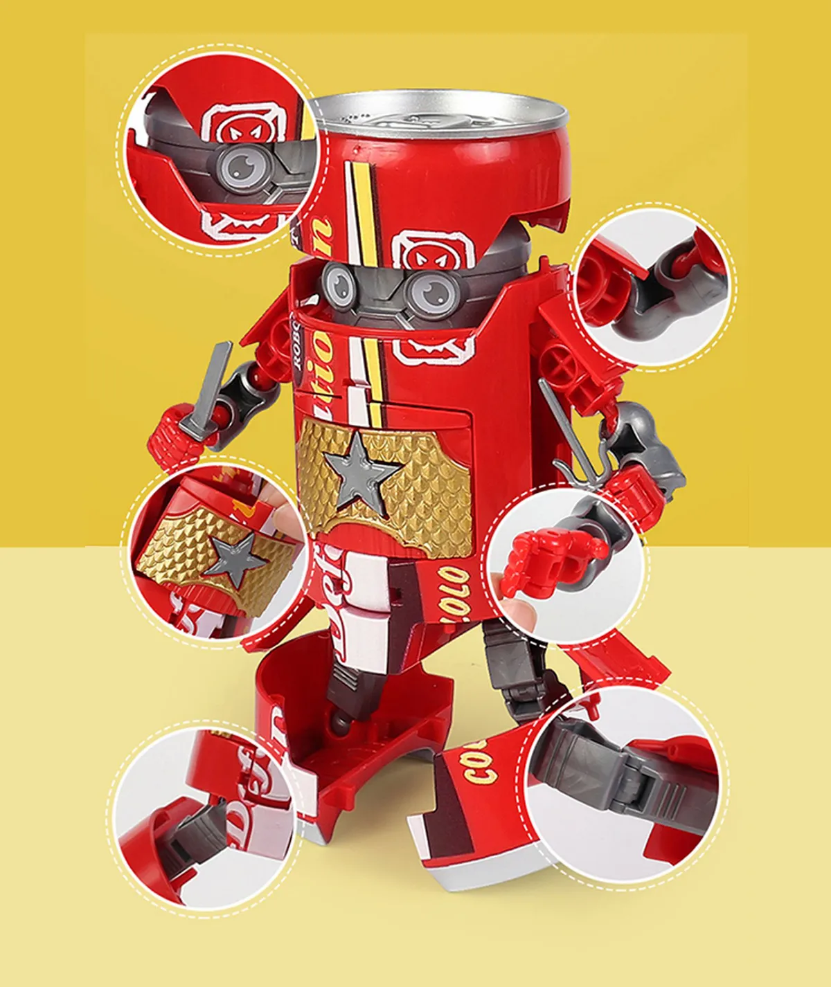 Blue Transformer Toys – Pepsi Soda Can Drinks