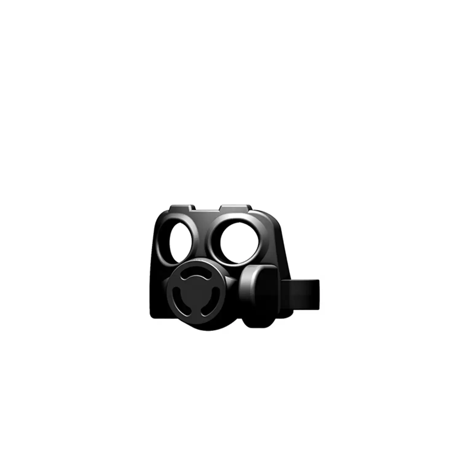 Custom Piece Miniature – gas mask balck – 3D Print for LEGO minifigure