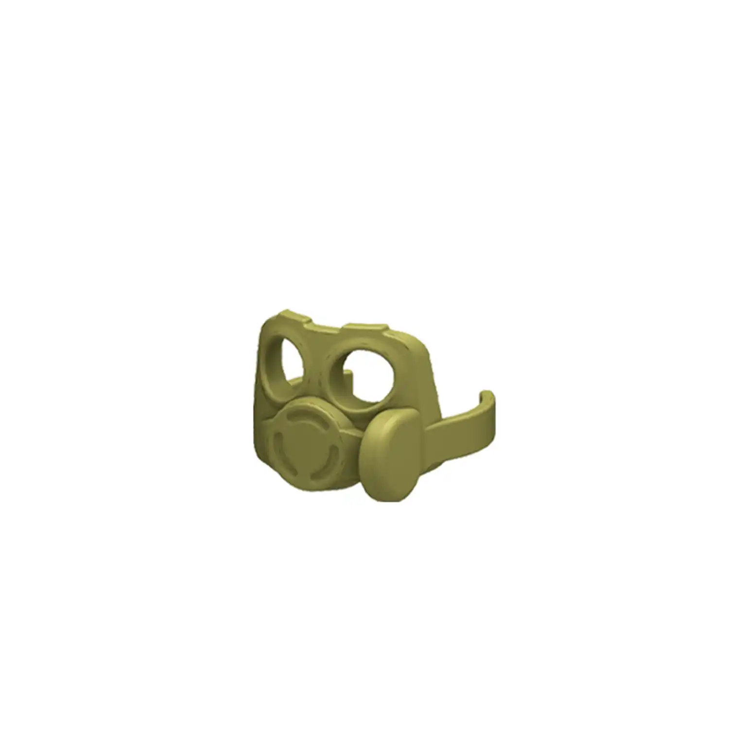 Custom Piece Miniature – gas mask olive green – 3D Print for LEGO ...
