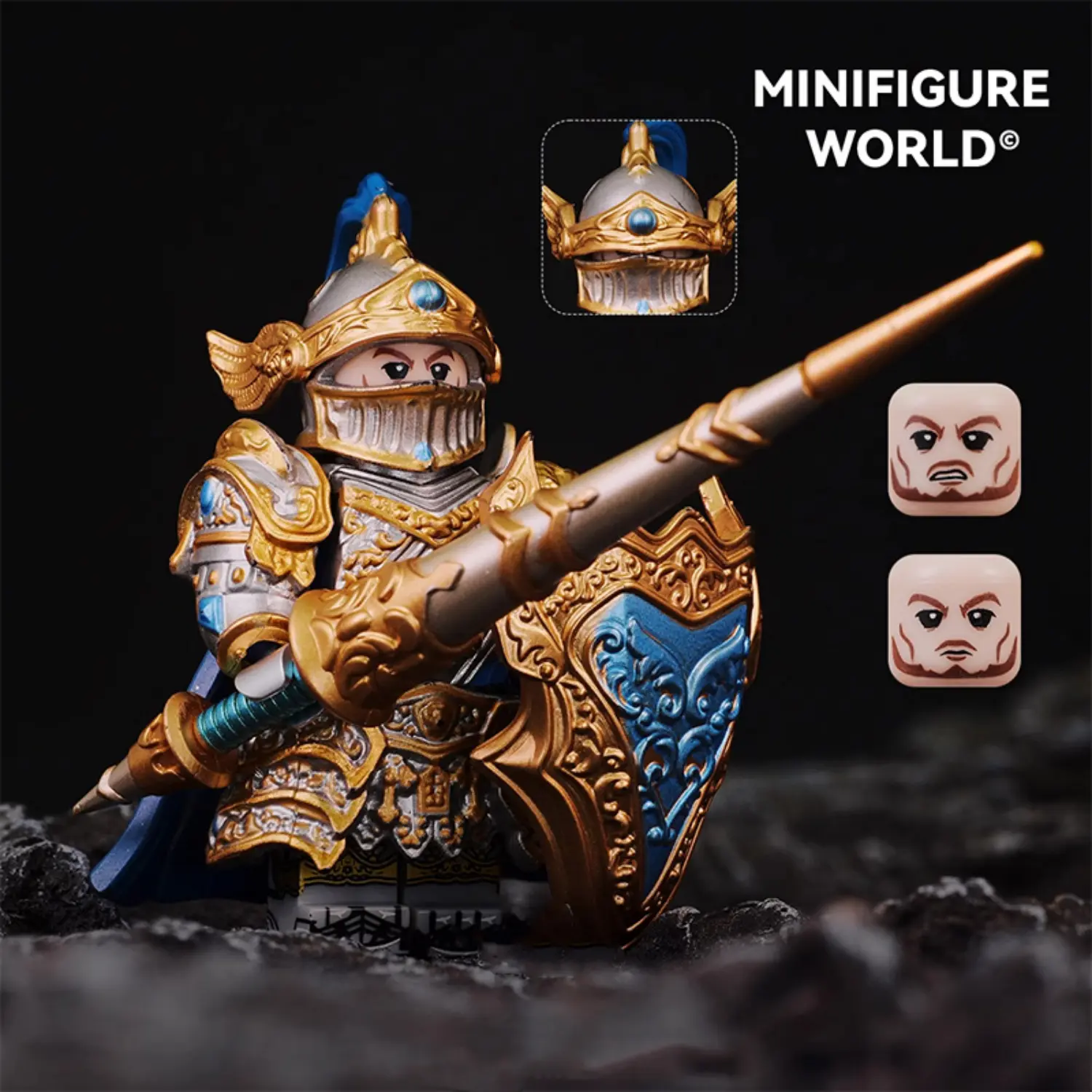 Minifigure – Knight of the Round Table Lancelot (LEGO Alternative)