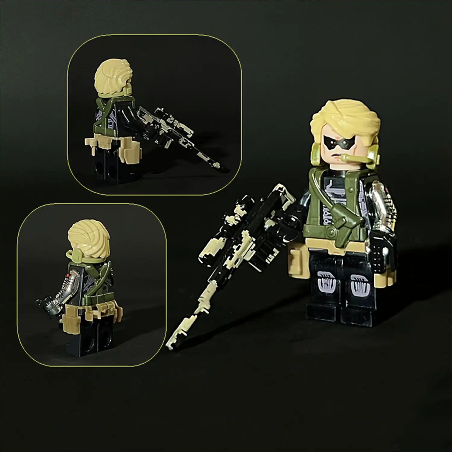 Minifigure – Sergeant Steve Bruce Golden Bomber Irish Mercenary (LEGO ...