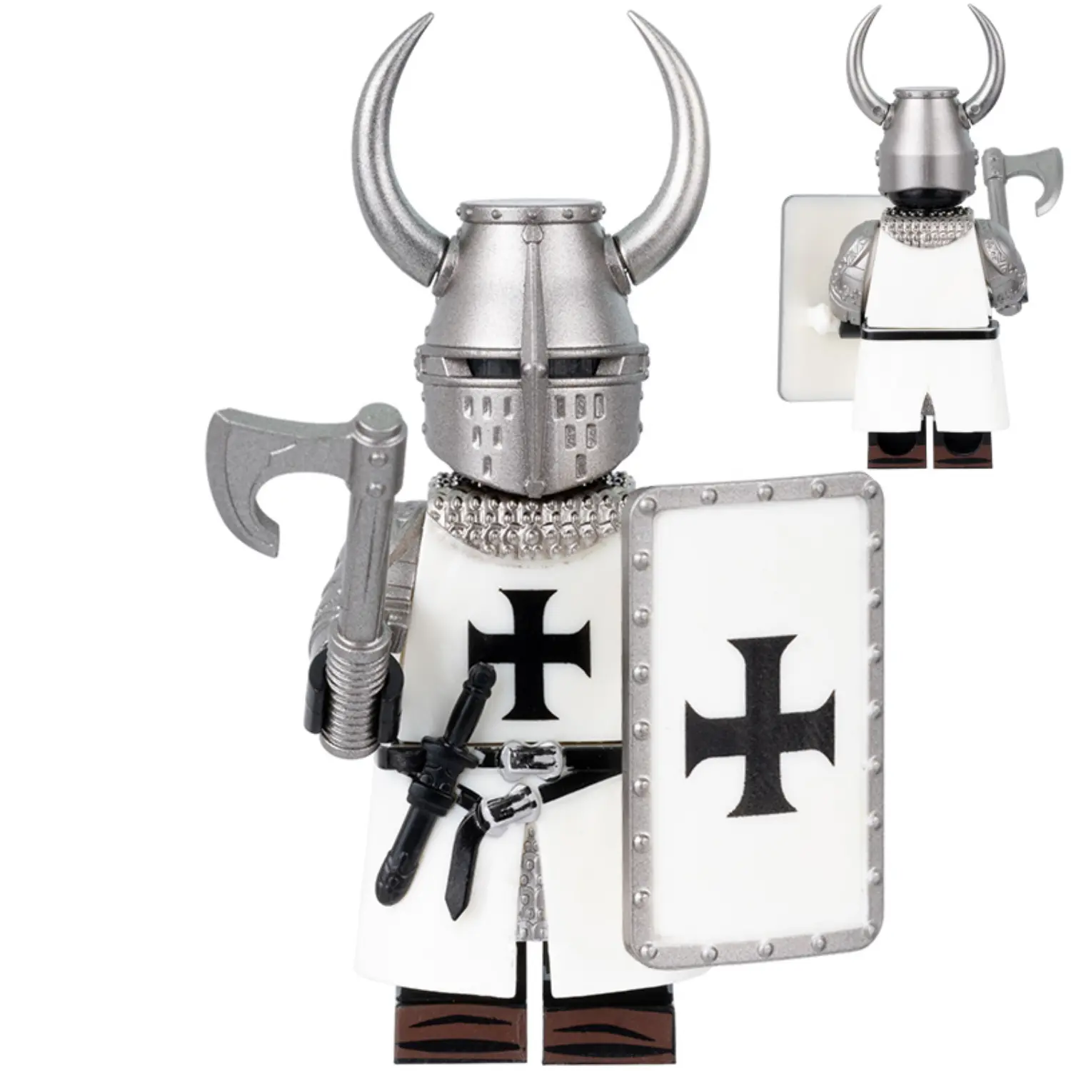 Minifigure – Teutonic Knight (LEGO Alternative)