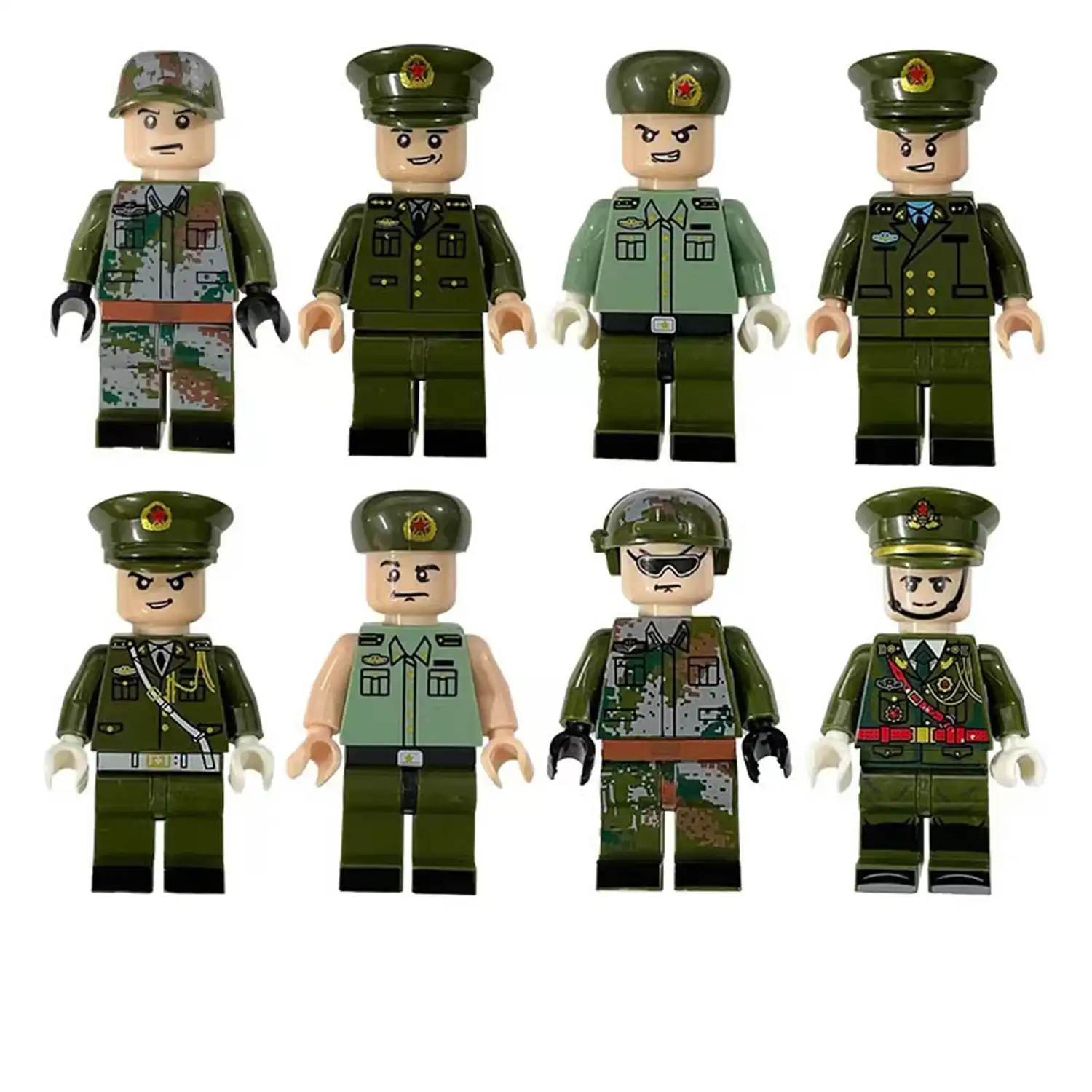 Minifigures – Chinese People's Liberation Army PLA (LEGO Alternative)