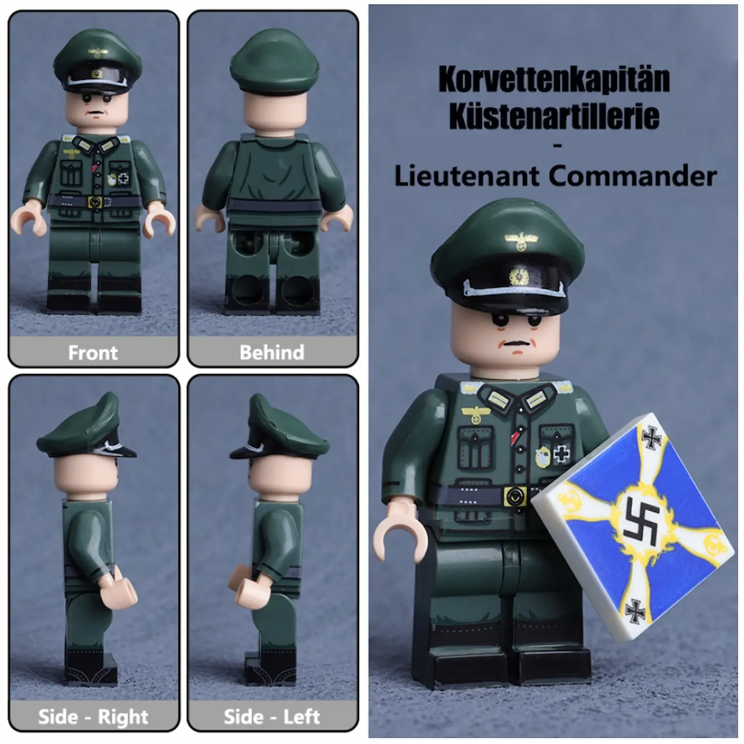 Minifigure – Lieutenant Commander in the German Coastal Artillery ...