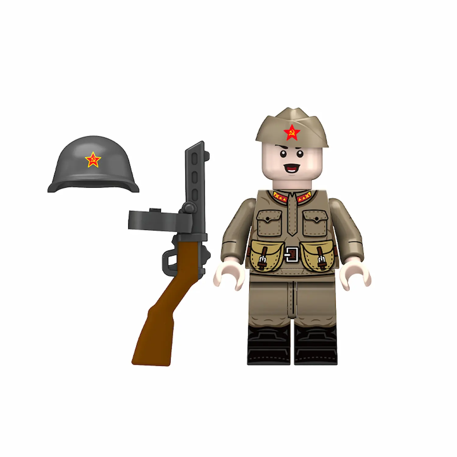 Minifigure – Soviet infantryman from the World War II era 2 (LEGO ...