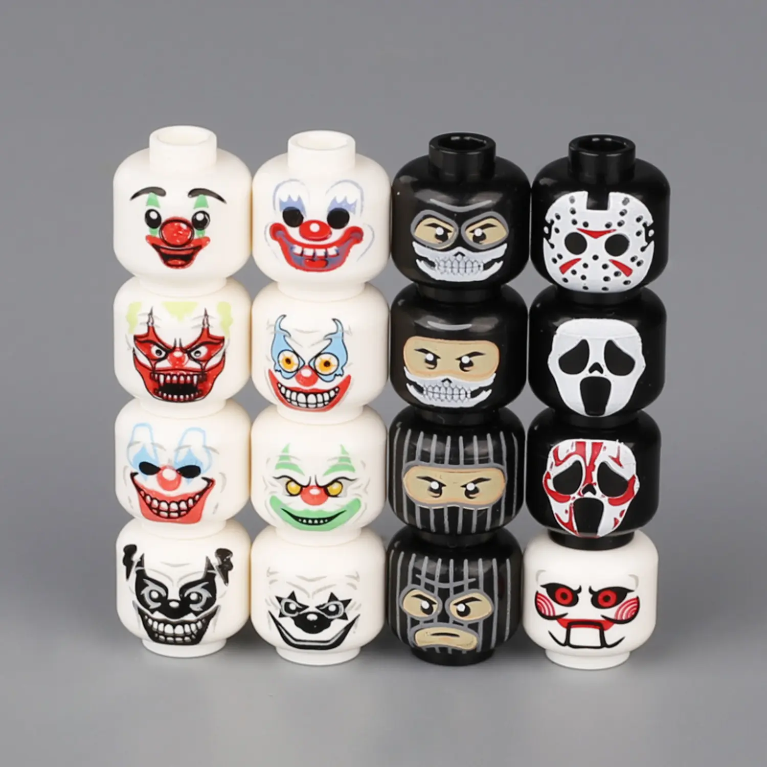 Custom Piece Miniature – heads for Halloween – 3D Print for LEGO minifigure