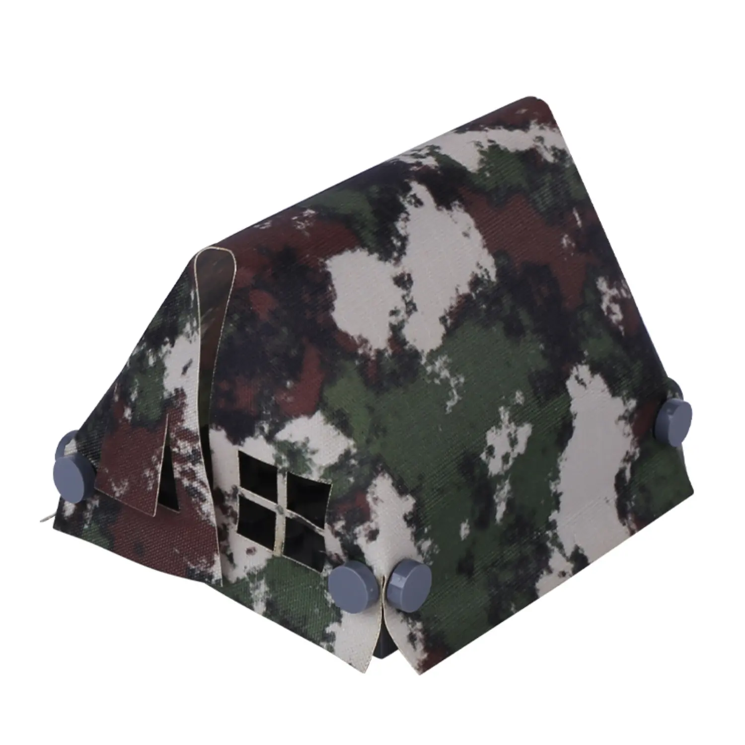 Custom Piece Miniature – large A-frame tent printed with a modern multi ...