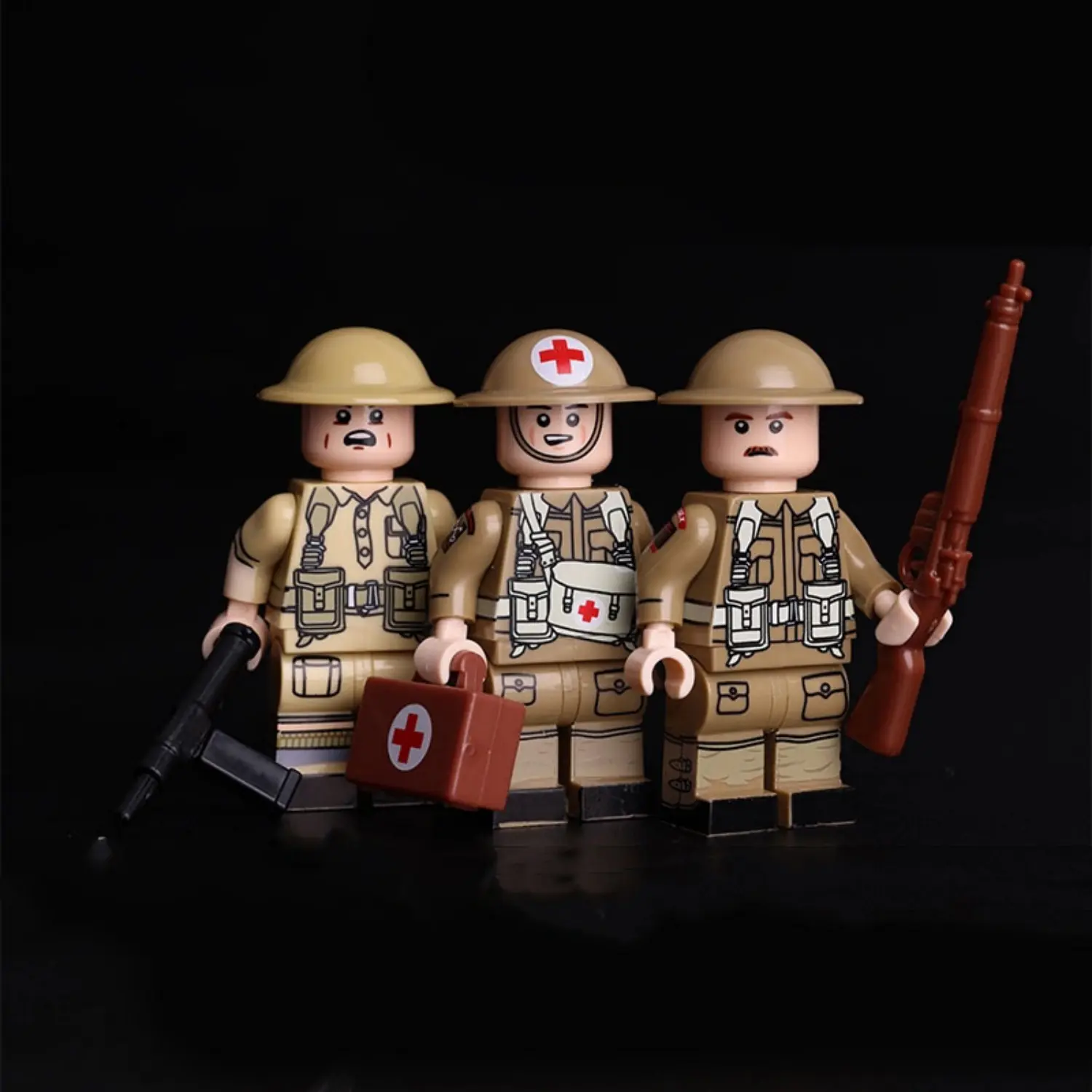 Minifigure – British Army during World War II (LEGO Compatible)