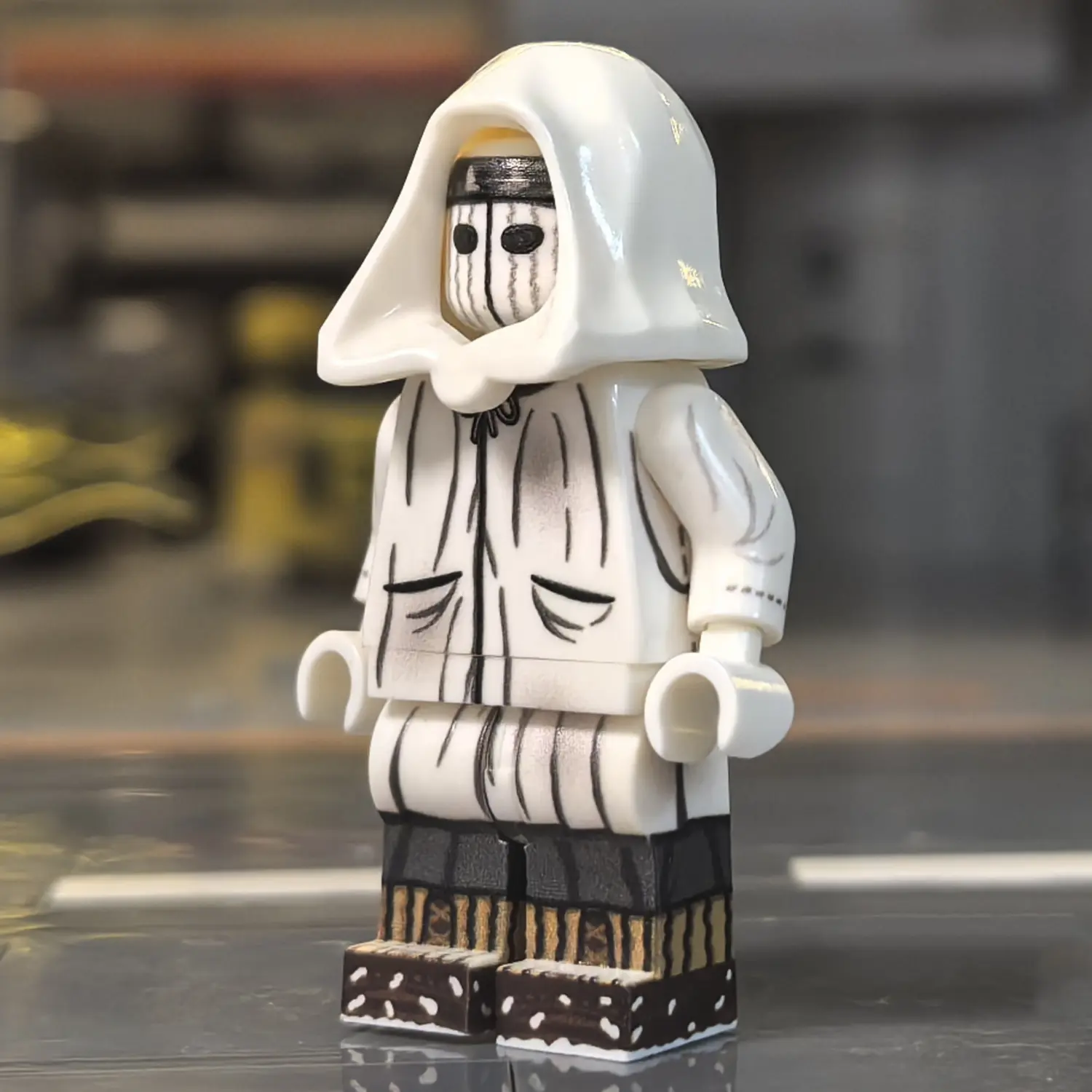 Minifigure - Finnish Army Sniper / "The White Death" (Simo Häyhä ...
